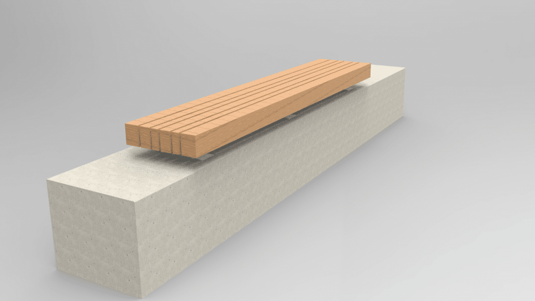 Timber wall mounted benches - Benchmark Street Furniture